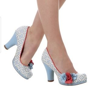 Ruby Shoo | Shoes | Ruby Shoo Sky Blue Eva Pump | Poshmark